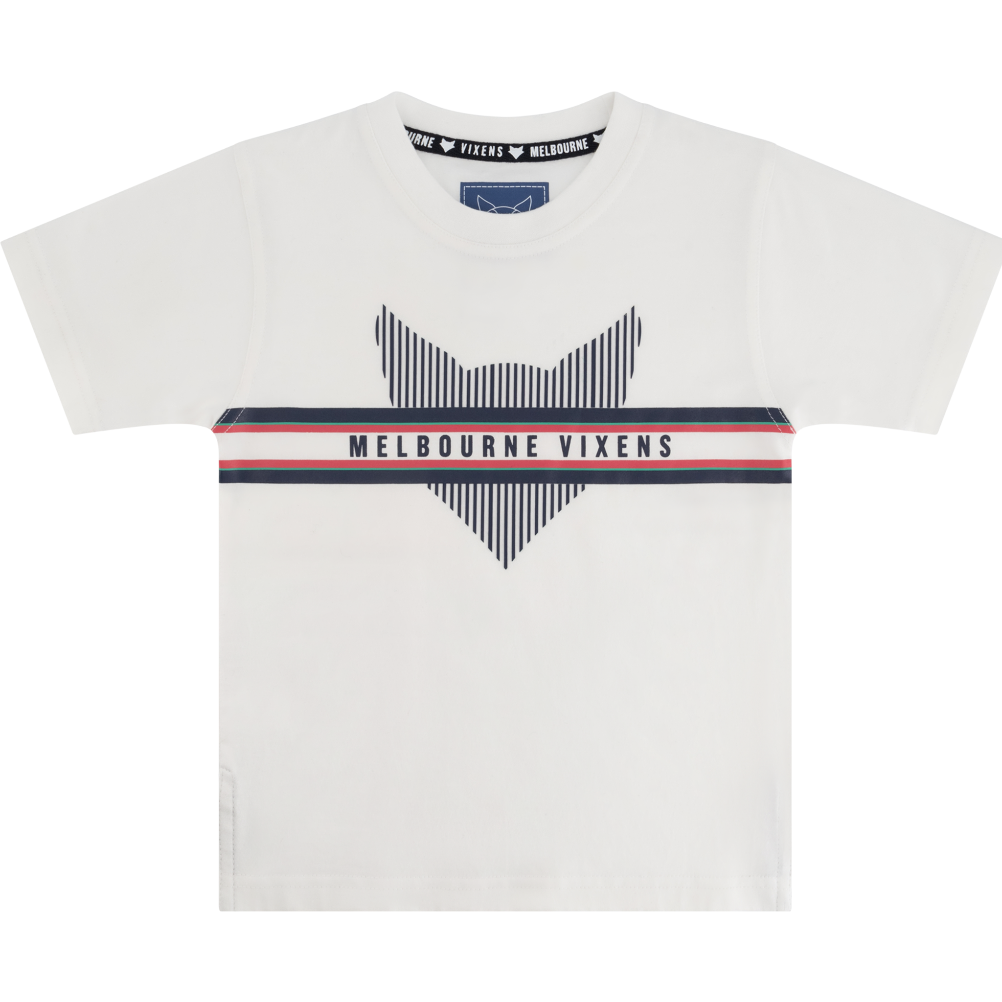 MV Stripe Fox T-Shirt - Junior – Melbourne Vixens